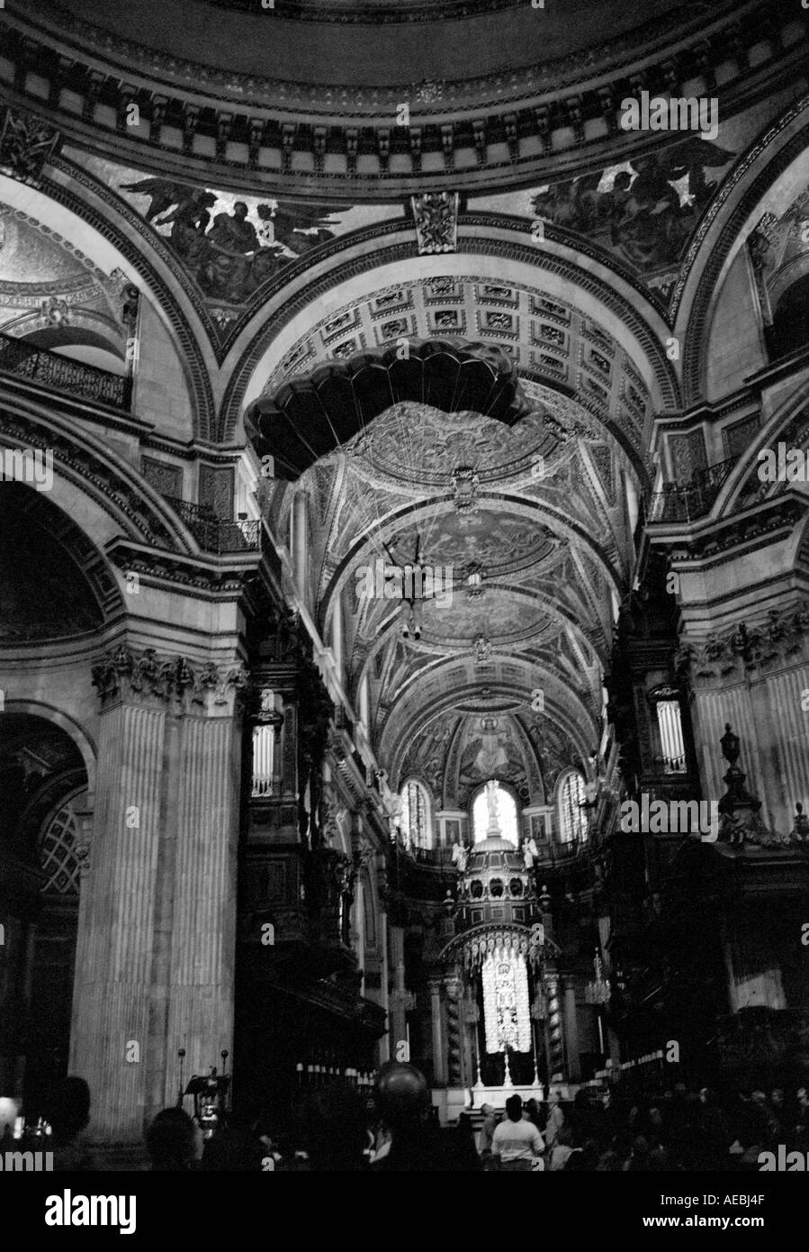 Russell Powell BASE 230 BASE Jumping from the Whispering Gallery inside ...