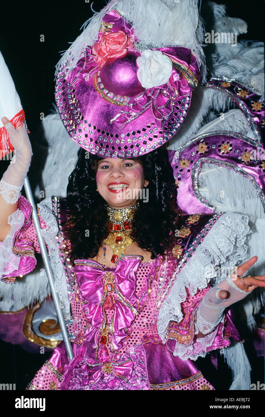 Rio carnival dancers with head dresses hi-res stock photography and ...