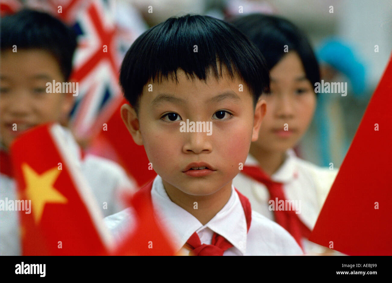 Chinese schoolchildren hi-res stock photography and images - Alamy