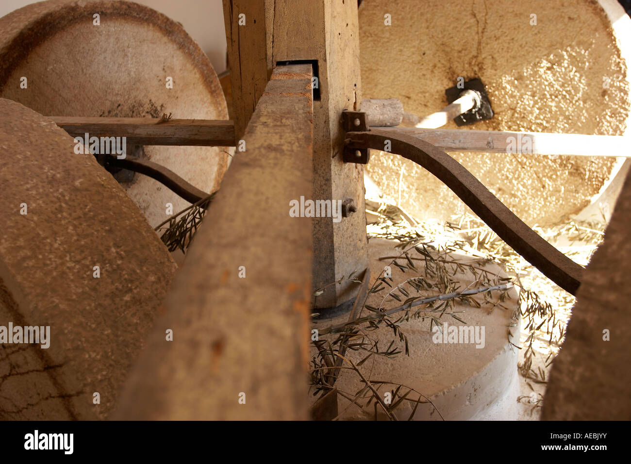 Olive grinding stones hi-res stock photography and images - Alamy