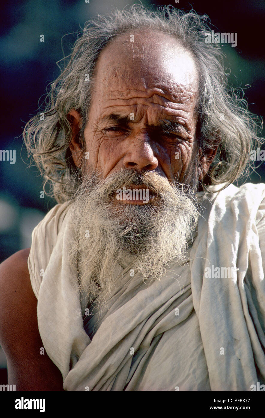 Holy Man Nepal Stock Photo - Alamy