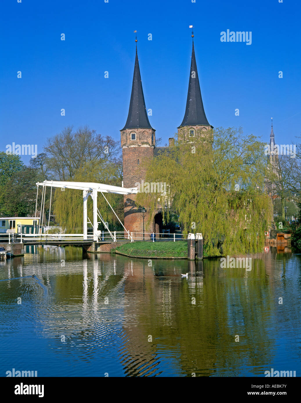 Holland Netherlands Delft City Gate Stock Photo - Alamy
