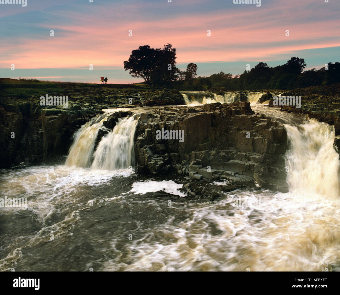 GB - COUNTY DURHAM: Low Force Falls in Teesdale Stock Photo - Alamy