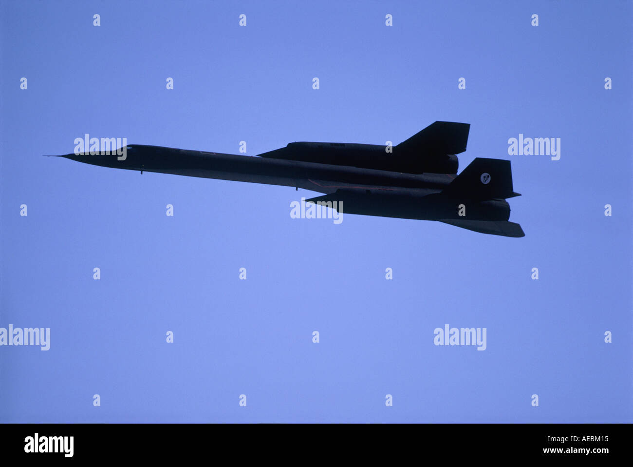 A Lockheed SR 71 Blackbird spy plane in flight Stock Photo - Alamy