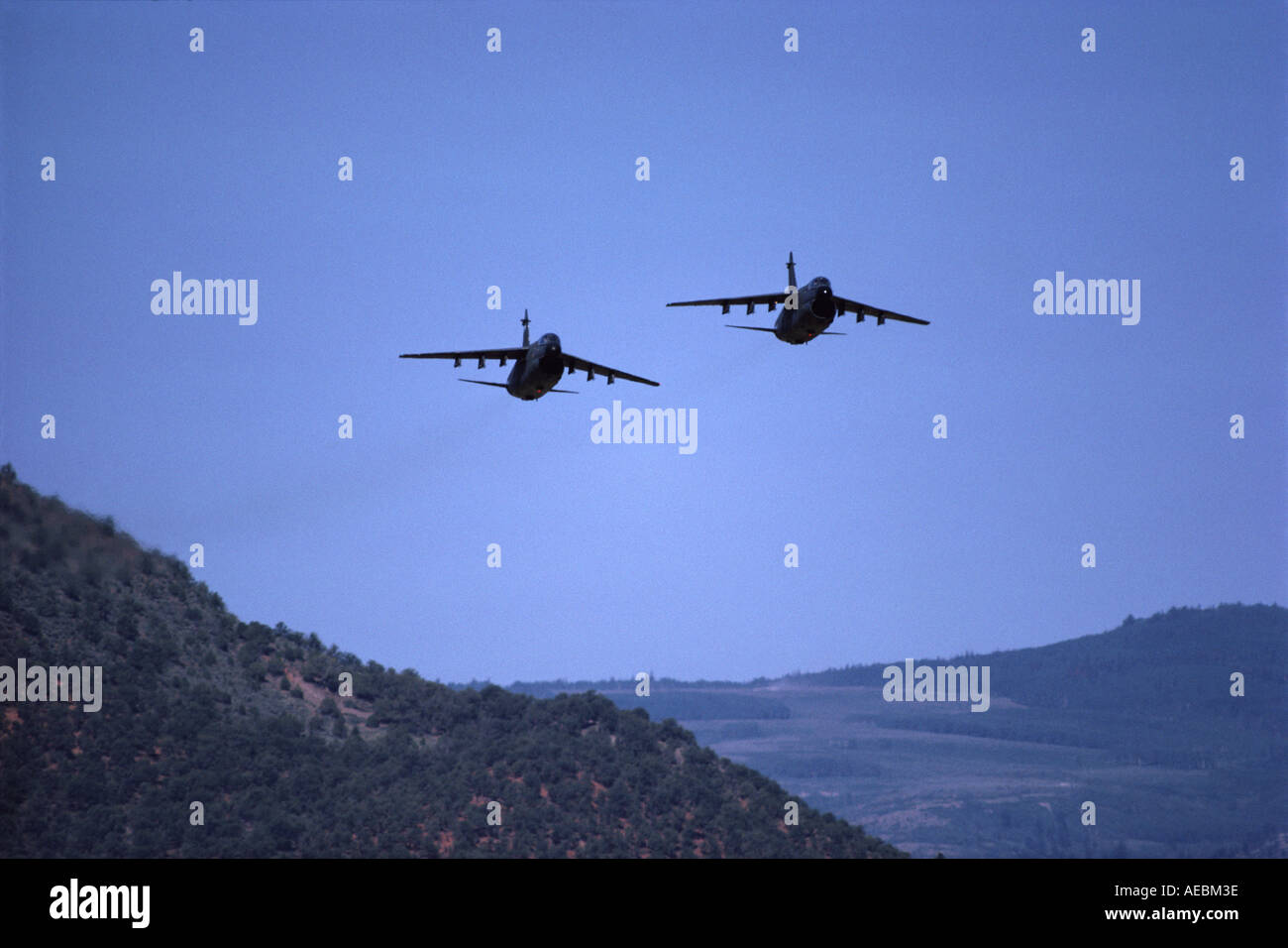Vought A 7 Corsair II Fighters flying in close low level formation ...