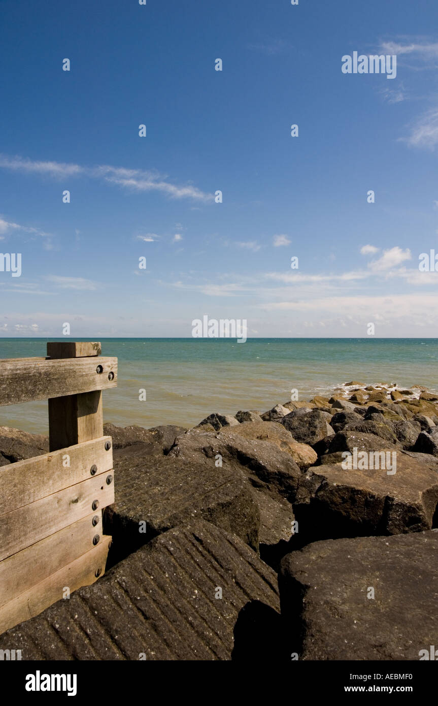 Coastal sea defense UK Stock Photo - Alamy