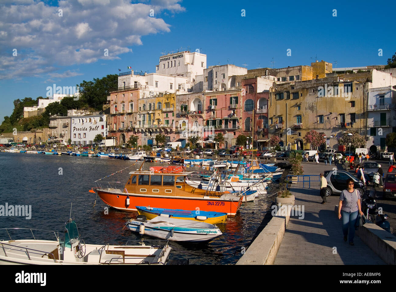 Procida Island Port Stock Photo - Alamy