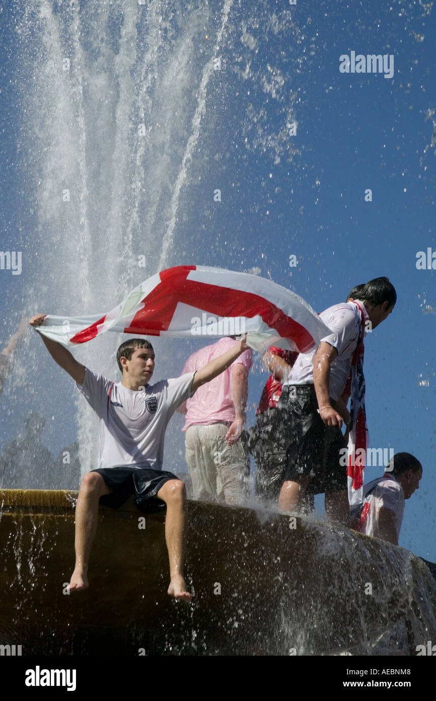 England Football fans celebrate victory of their team at 2006 Football ...