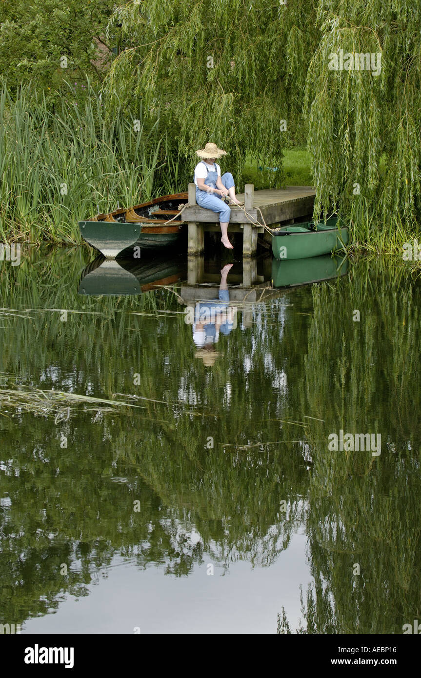 Lazy fishing hi-res stock photography and images - Alamy