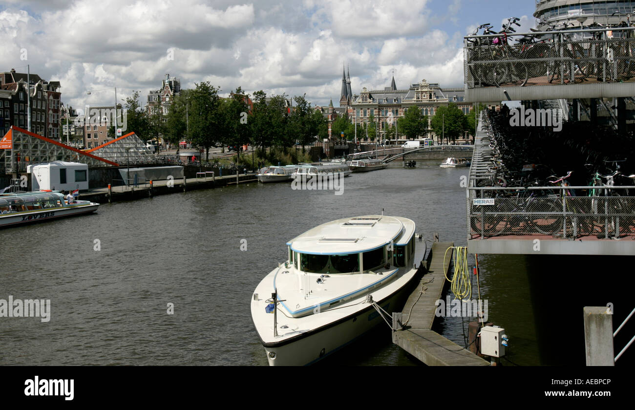 Bike Rack in Amsterdam Stock Photo - Alamy