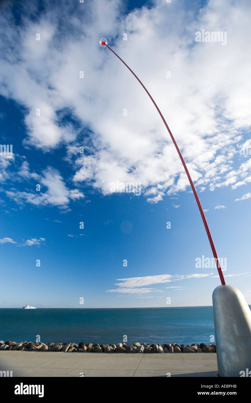 Wind Wand New Plymouth Waterfront Taranaki North Island New Zealand ...