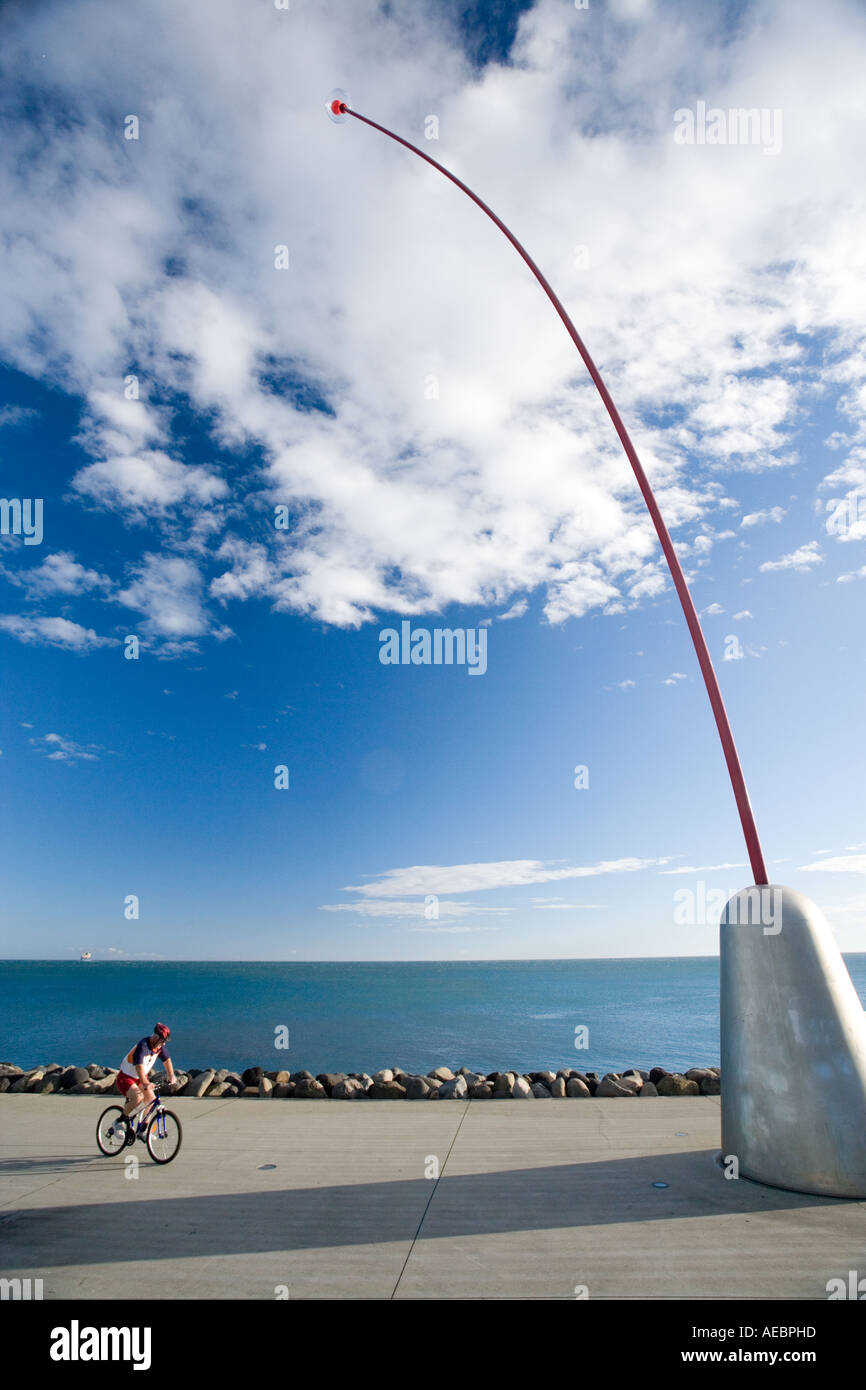 Wind Wand New Plymouth Waterfront Taranaki North Island New Zealand ...