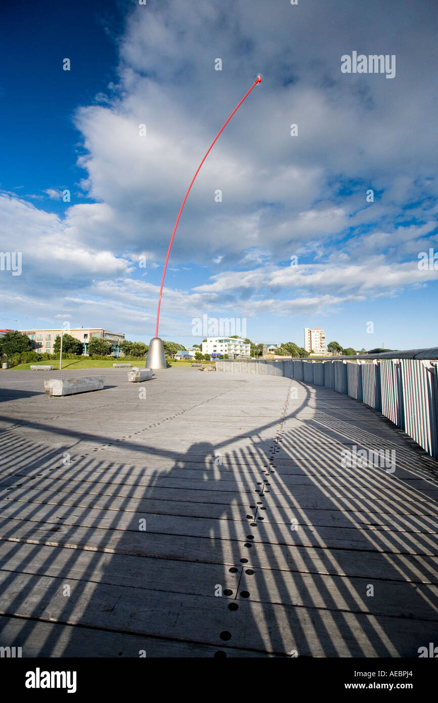 Wind Wand New Plymouth Waterfront Taranaki North Island New Zealand ...