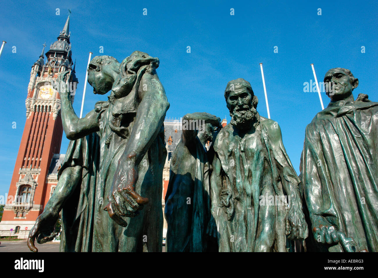 Famous sculpture of Rodin : the Burghers of Calais (1895) (Calais ...