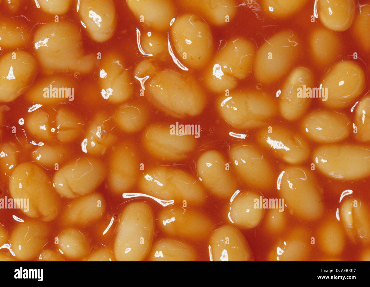 Close Up Of Baked Beans Stock Photo - Alamy