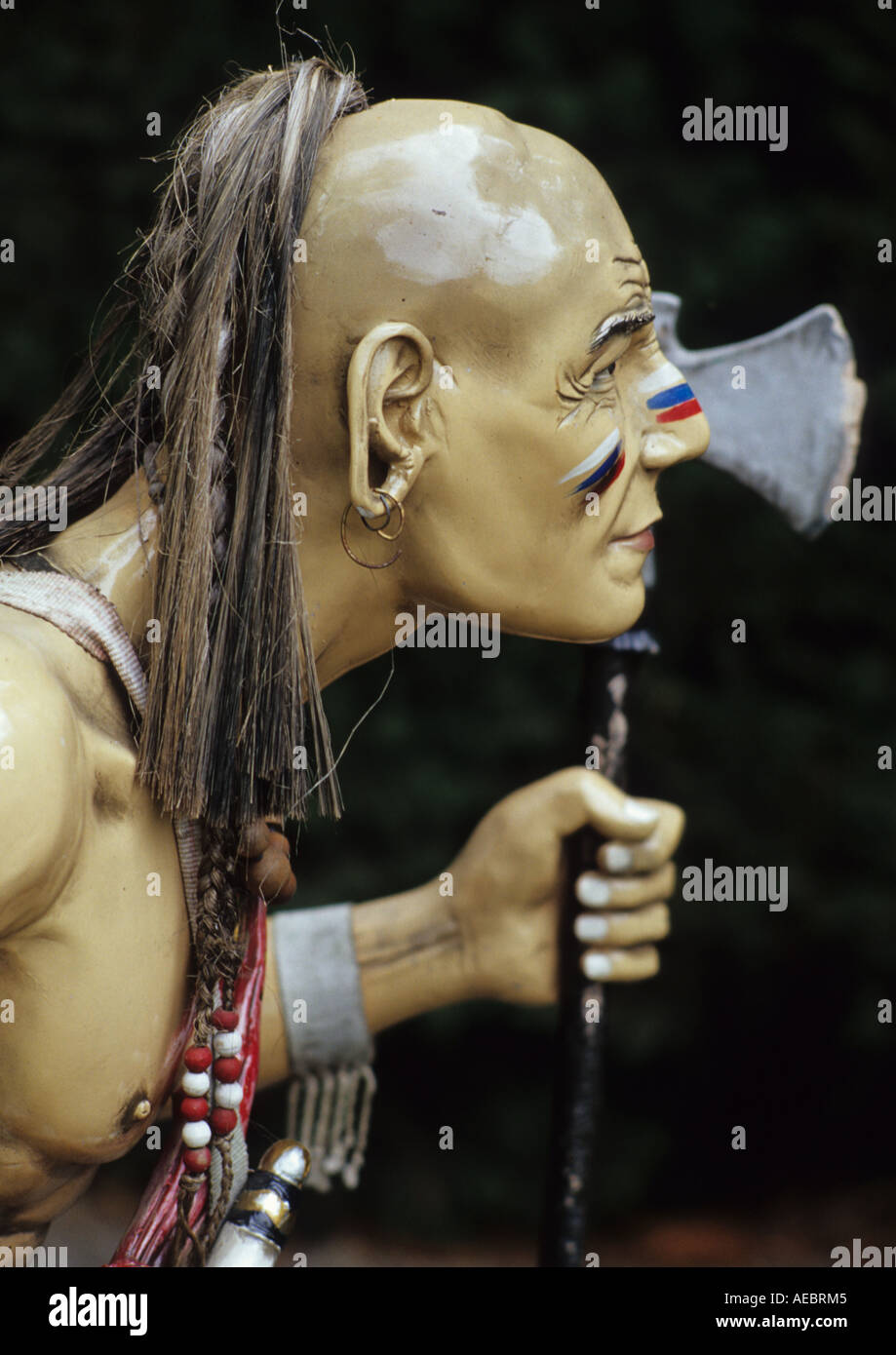 A lifesize model of a Warrior Stock Photo - Alamy