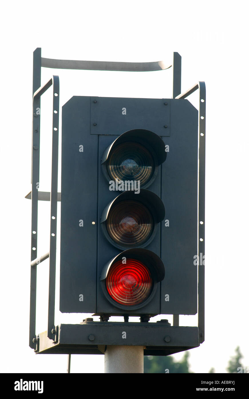 Train signal hi-res stock photography and images - Alamy