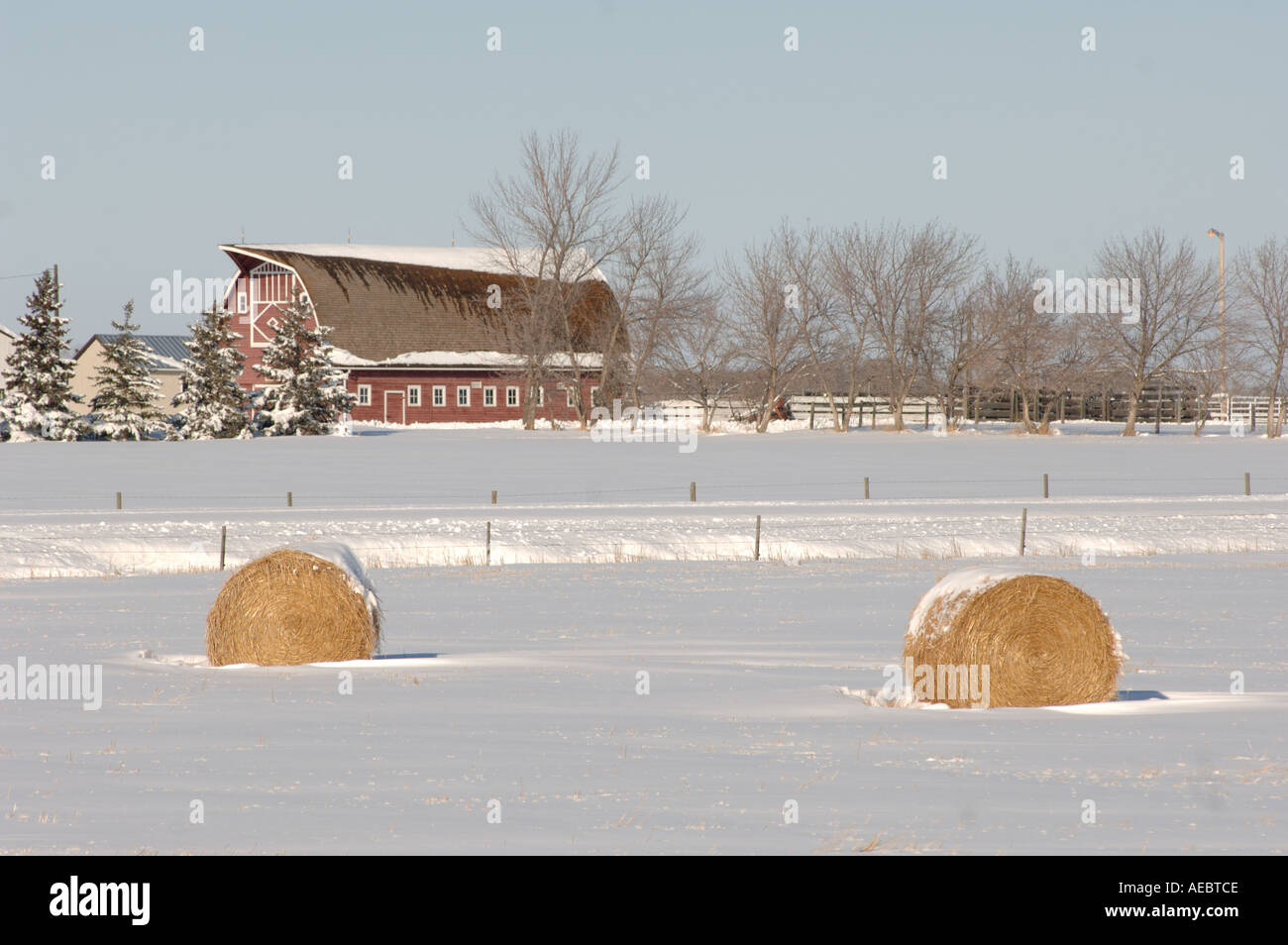 Canada prairie barn winter hi-res stock photography and images - Alamy