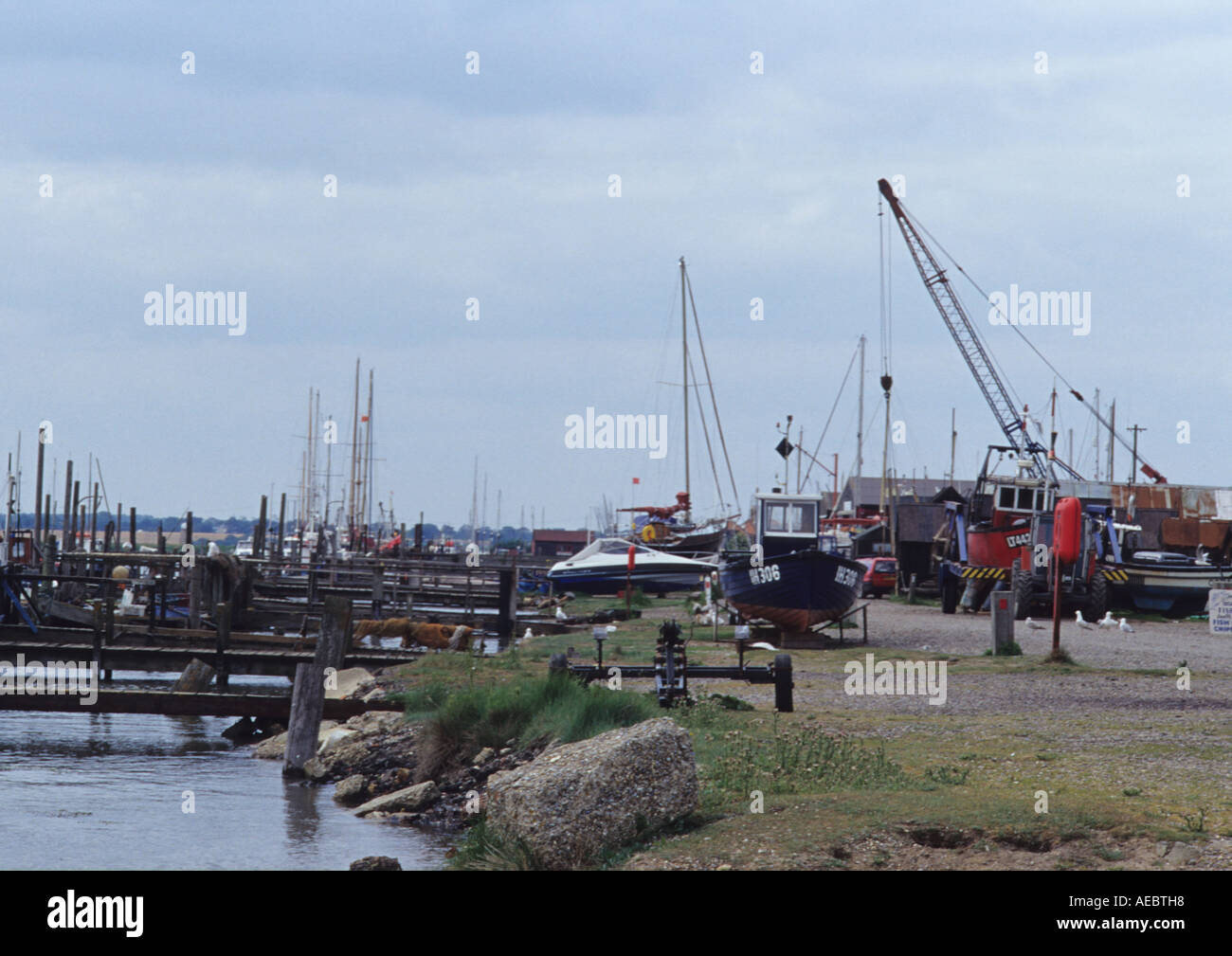 Southwold Harbour in Suffolk Uk Stock Photo - Alamy