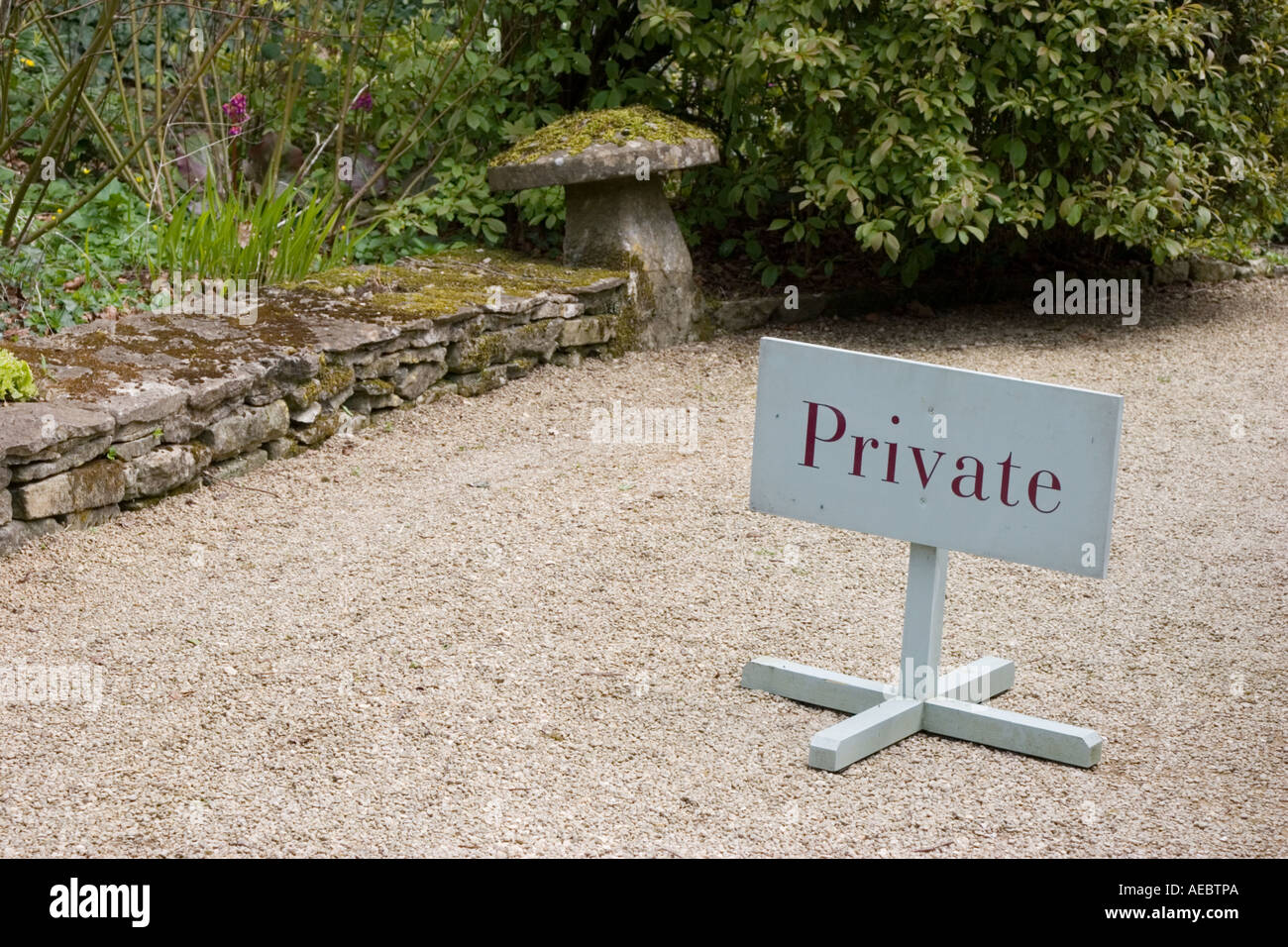 Private drive notice hi-res stock photography and images - Alamy