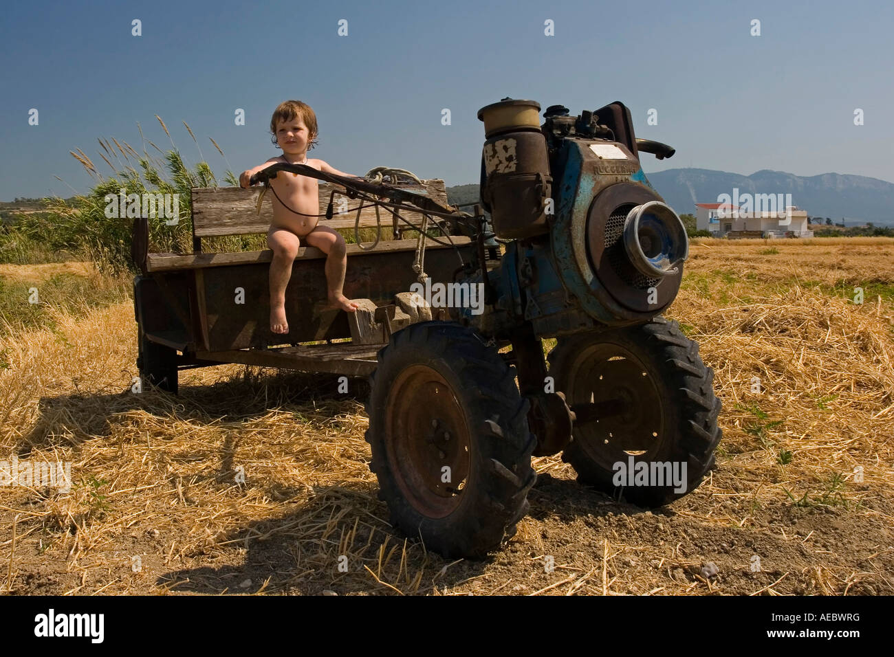 Boy at work Stock Photo - Alamy