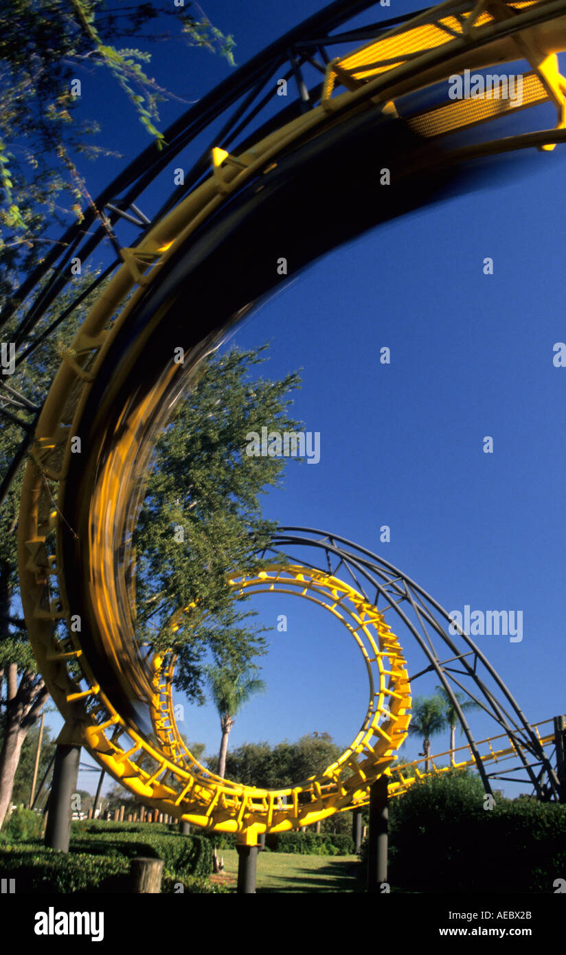 Corkscrew Roller Coaster High Resolution Stock Photography and Images ...