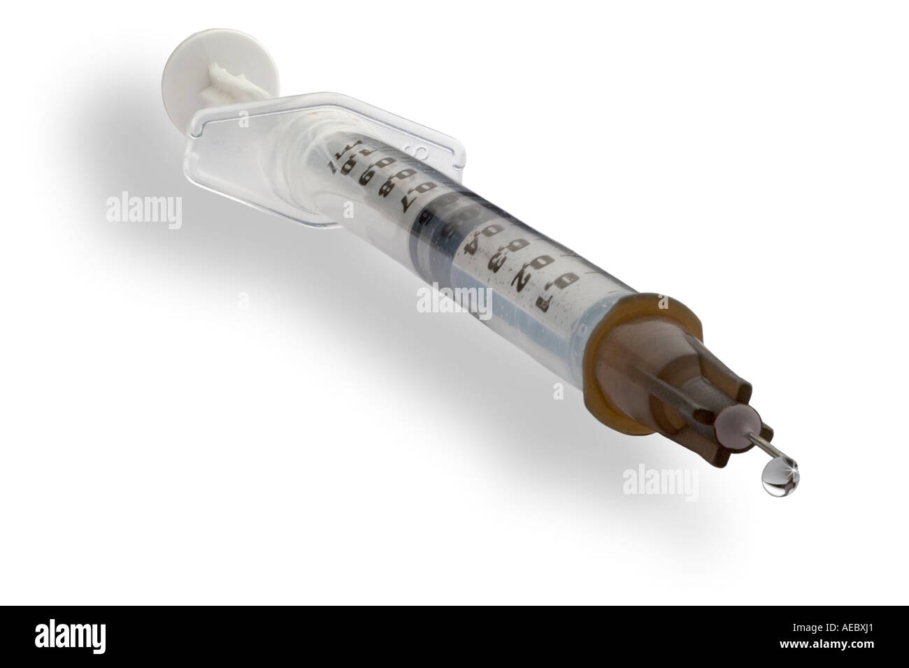Ready for an injection ! Syringe ready for injection Stock Photo - Alamy