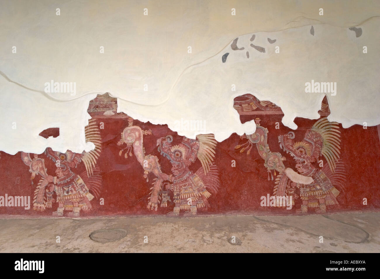 Mexico teotihuacan tepantitla mural hi-res stock photography and images ...