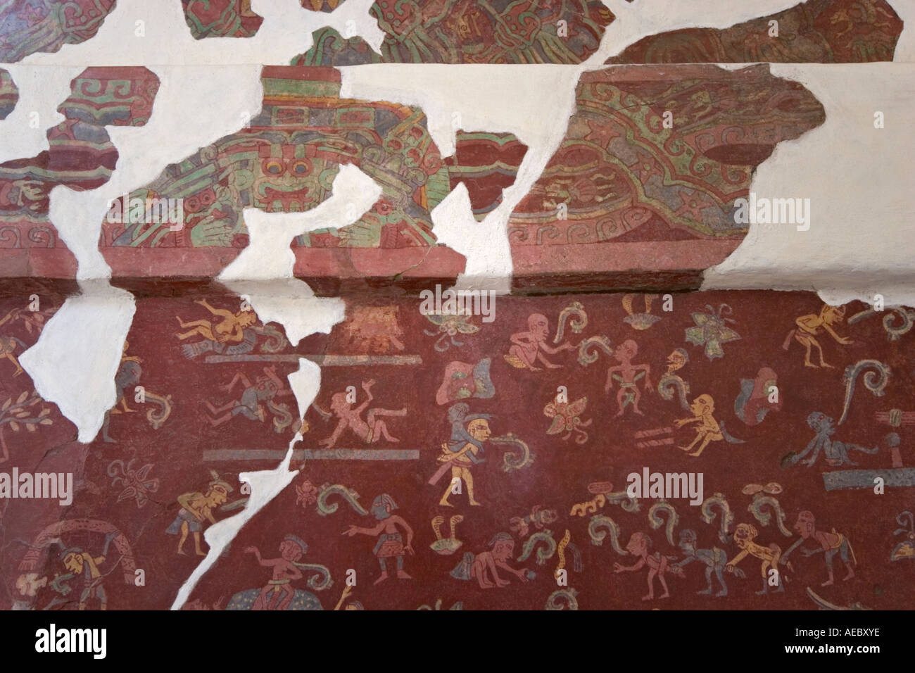 Mexico teotihuacan tepantitla mural hi-res stock photography and images ...