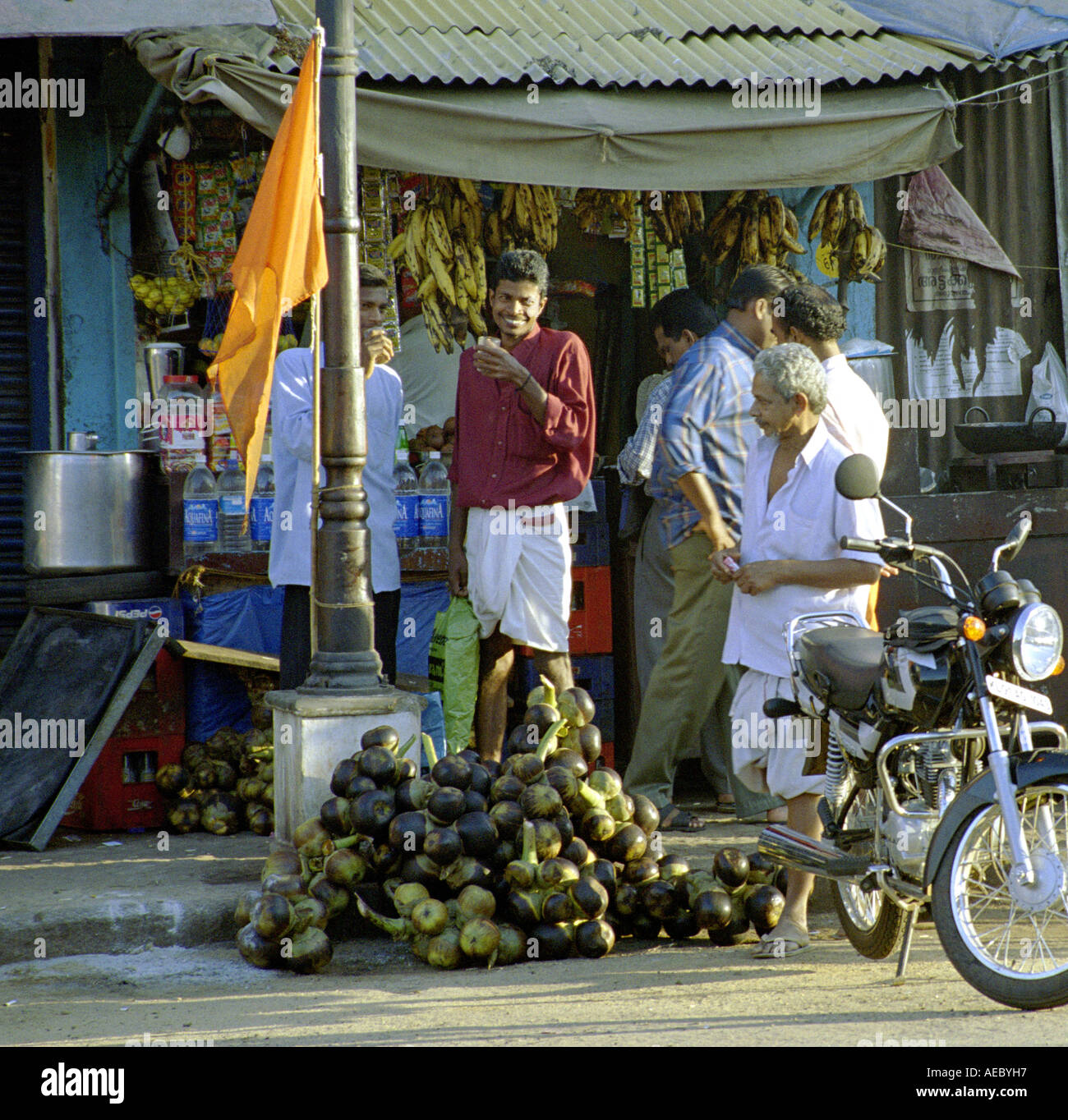 Tea stall, kerala hi-res stock photography and images - Alamy