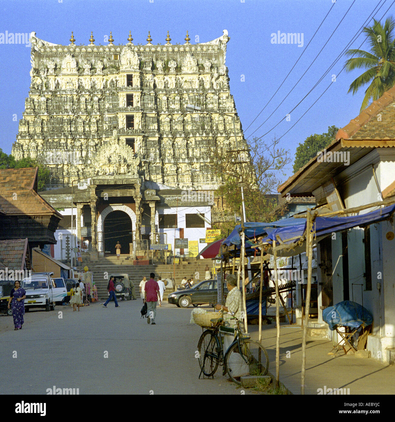 A Hindu temple with Indian classical architectural style ...