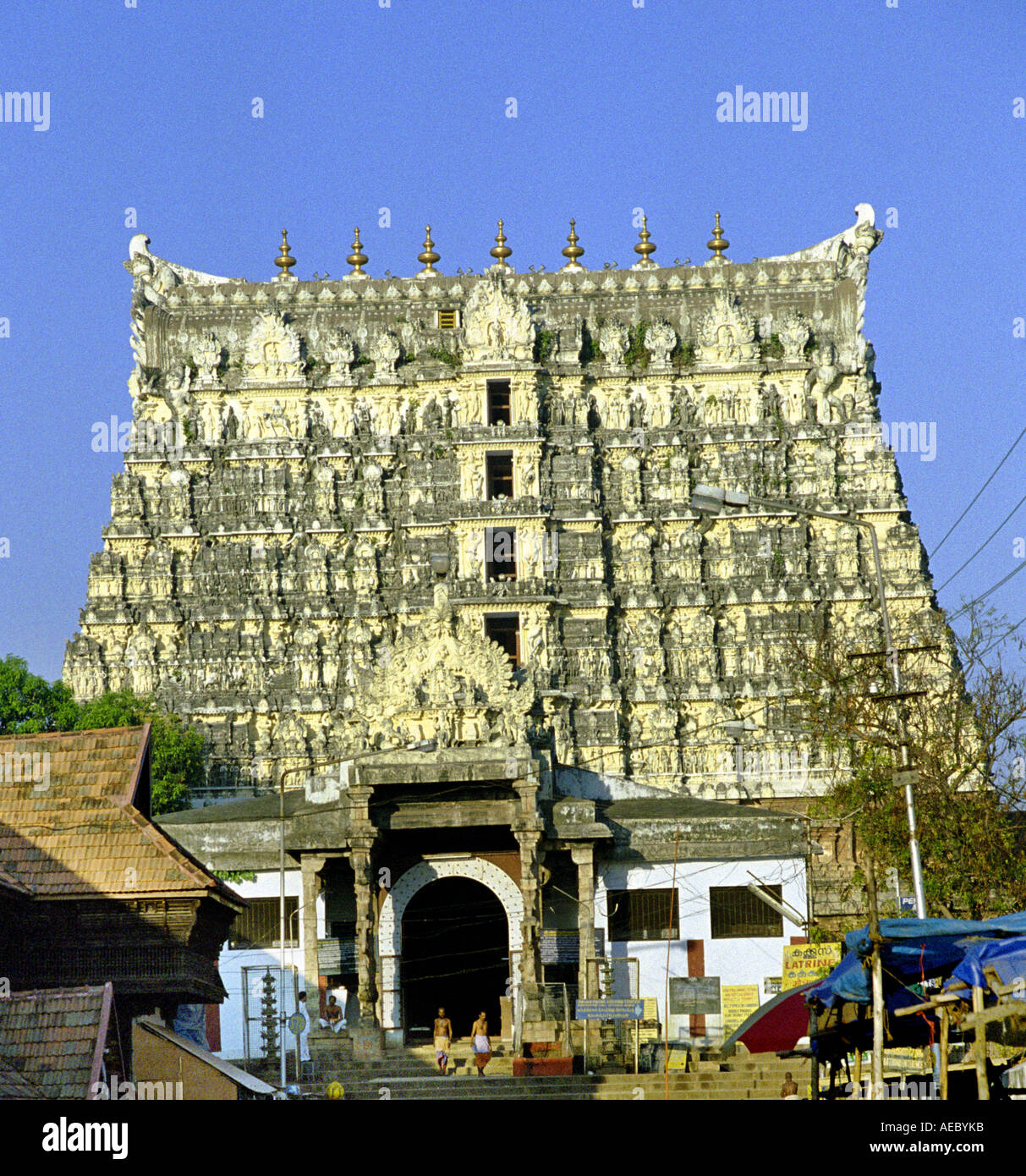 A Hindu temple with Indian classical architectural style ...