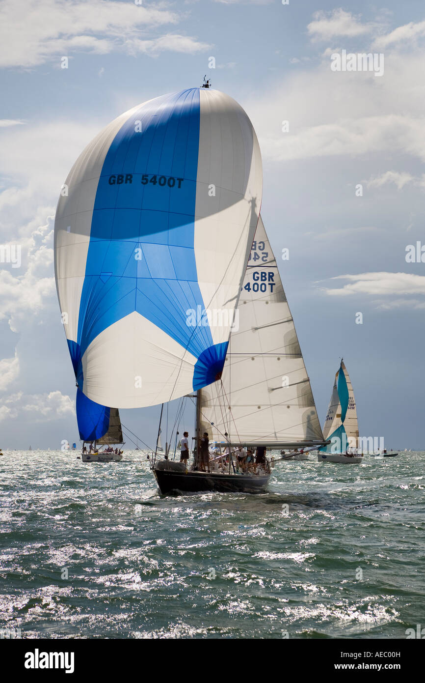 Cowes week sailing hi-res stock photography and images - Alamy