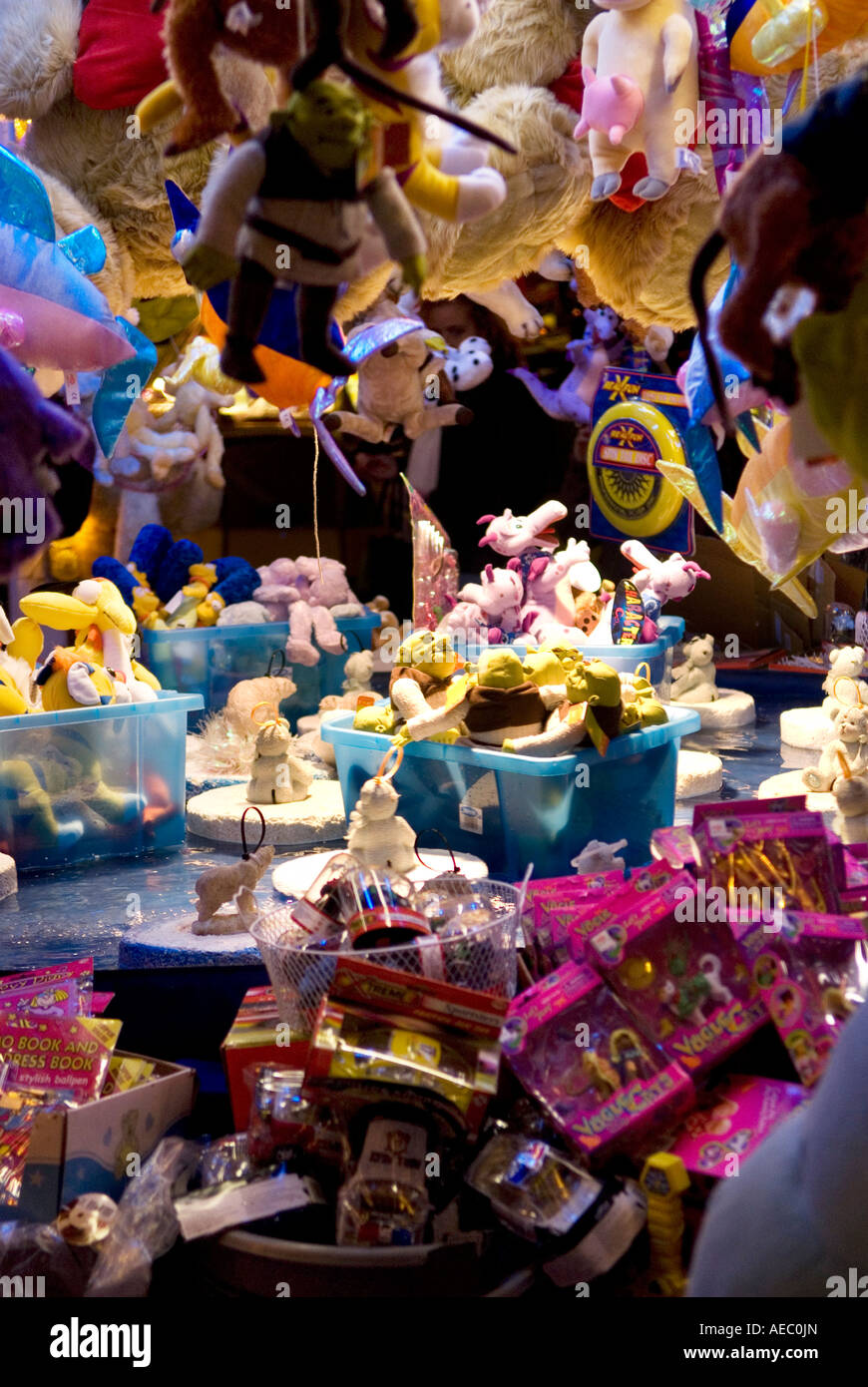 A funfair on Clapham Common London April 2006 Stock Photo - Alamy