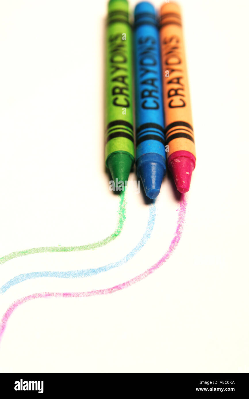 Multiple pencil crayons hi-res stock photography and images - Alamy