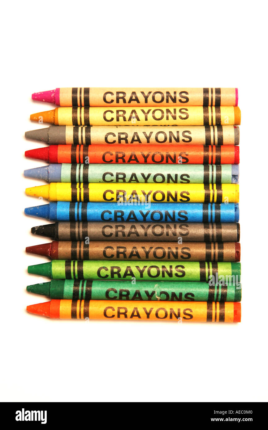 Multiple pencil crayons hi-res stock photography and images - Alamy