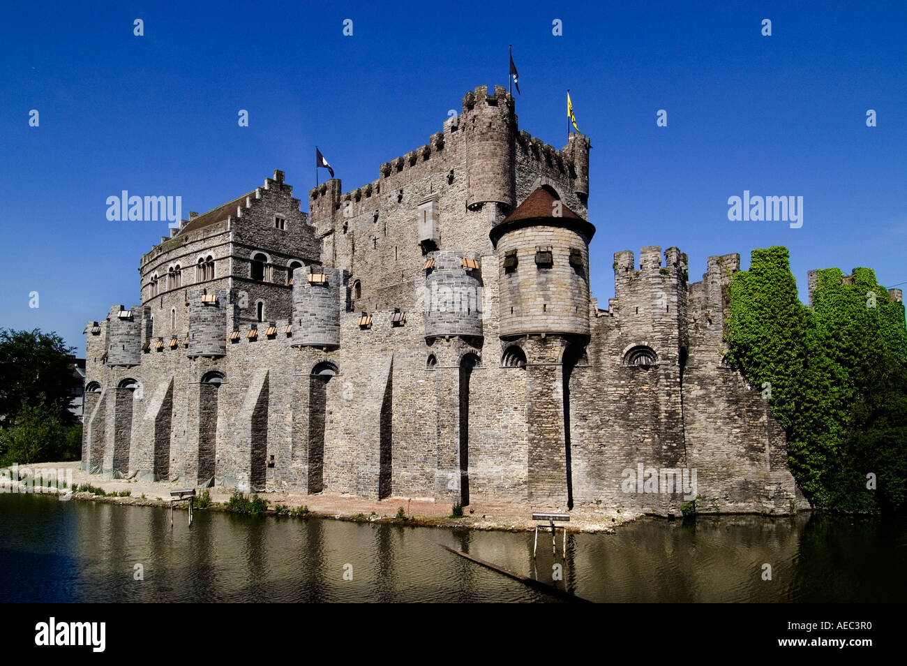 Castle Gravensteen Ghent Gent Belgium Belgian old Historic History ...