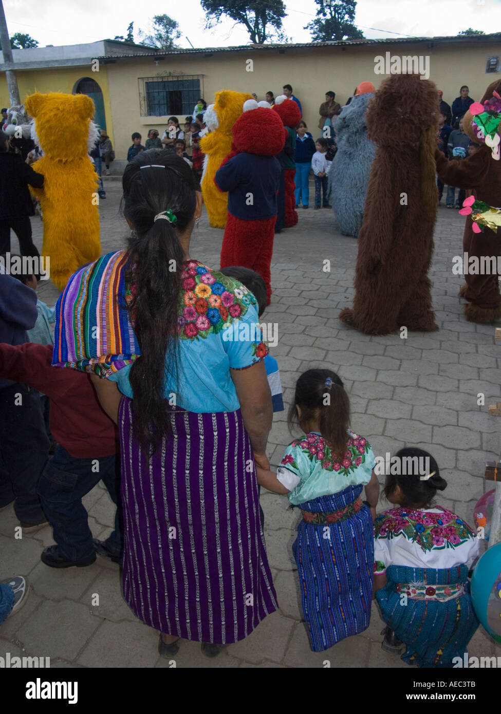 Logos and masks of global cartoon characters contrast with local ...