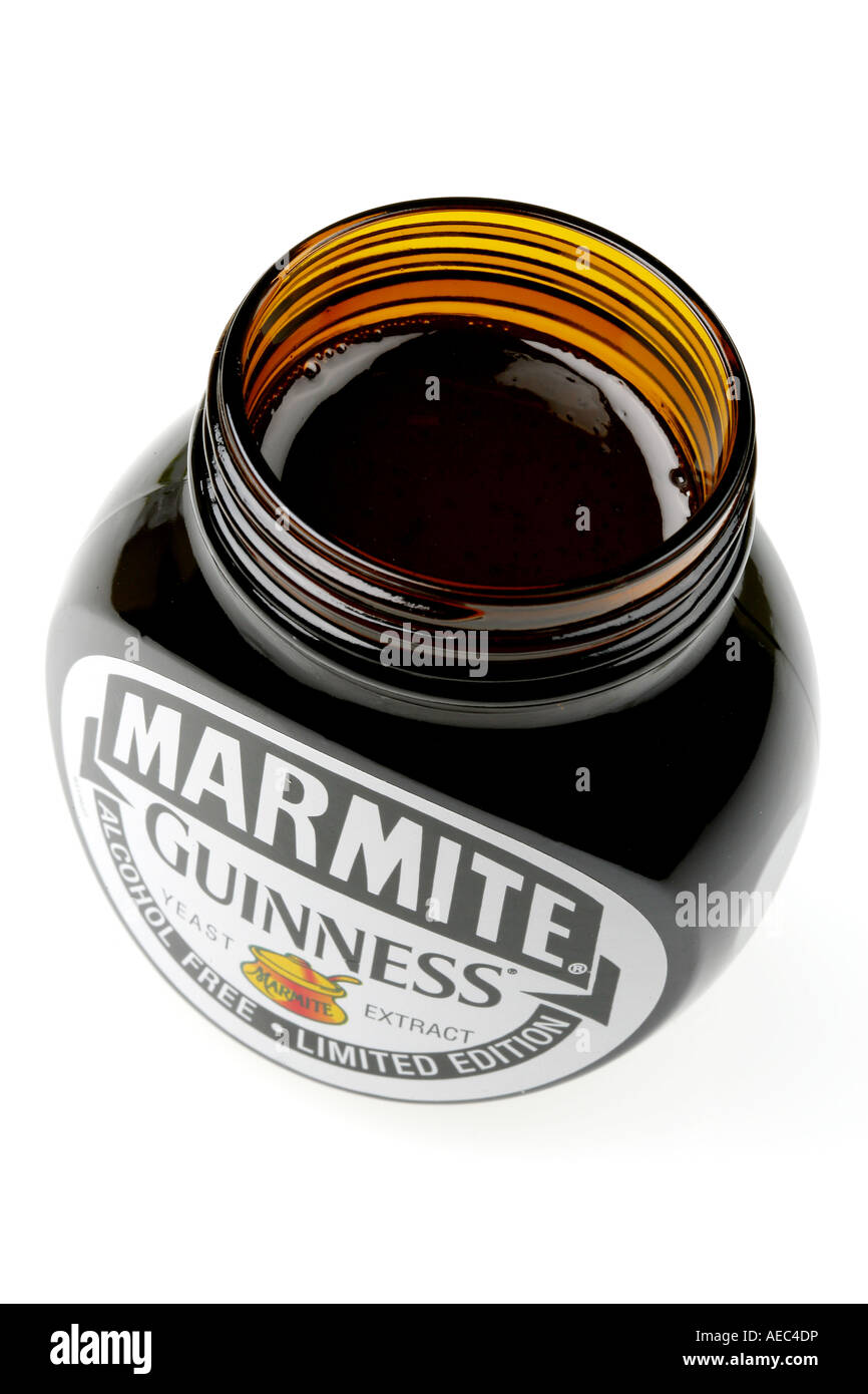 Guinness flavoured marmite spread Cut Out Stock Images & Pictures - Alamy