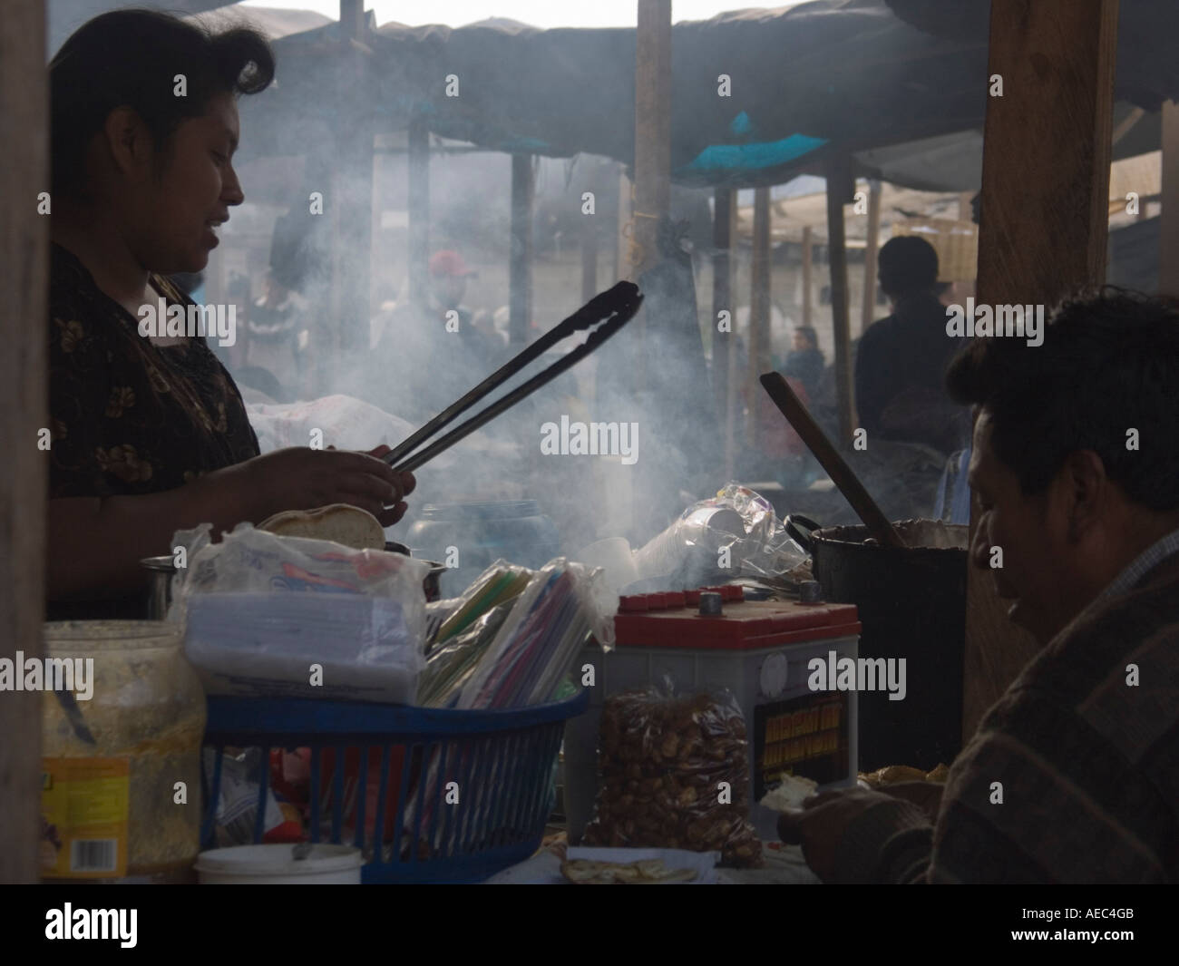 Woman cooks horizontal hi-res stock photography and images - Alamy