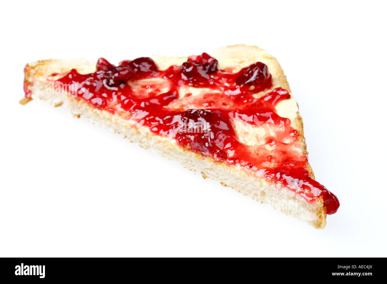 Jam on Toast Stock Photo - Alamy