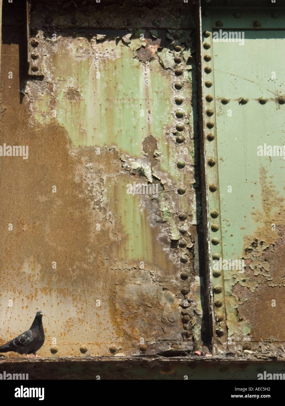 Decaying bridge being demolished Stock Photo - Alamy