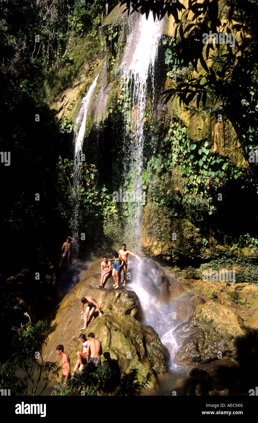 Province of Pinar del Rio Waterfall Cuba Cuban Stock Photo - Alamy