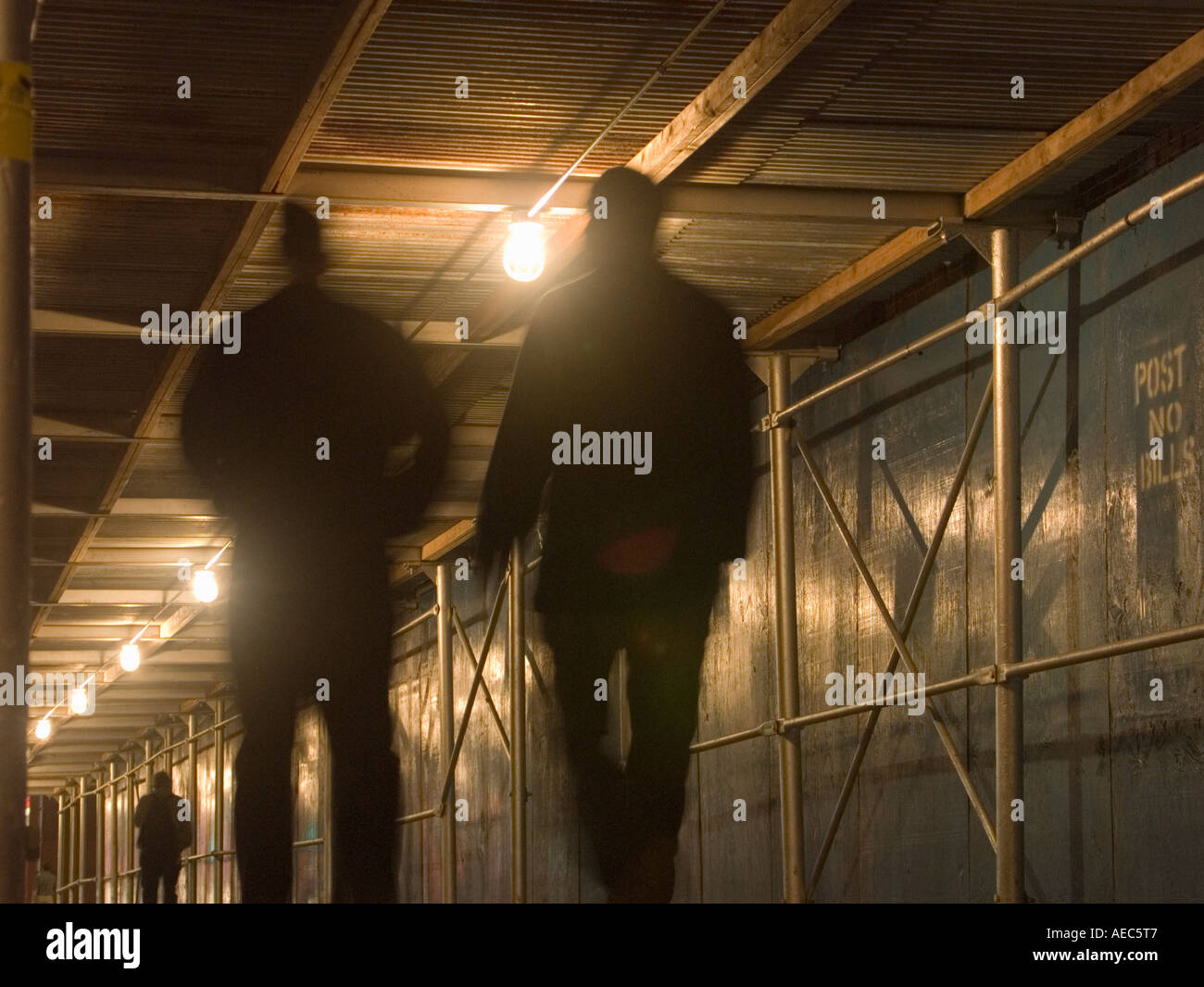 Walking under scaffolding hi-res stock photography and images - Alamy