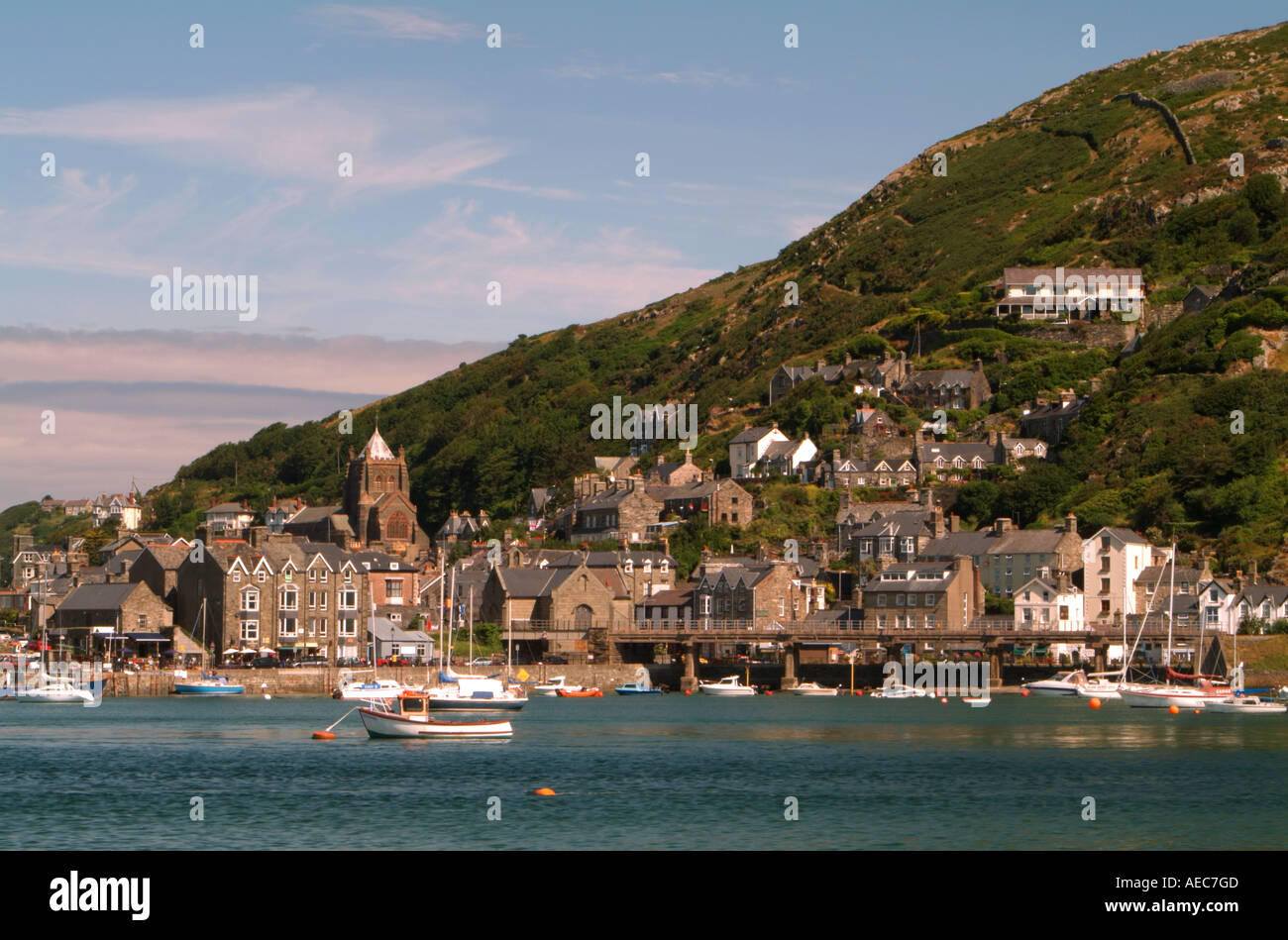 Barmouth harbour and town Snowdonia Wales UK Stock Photo: 7792972 - Alamy