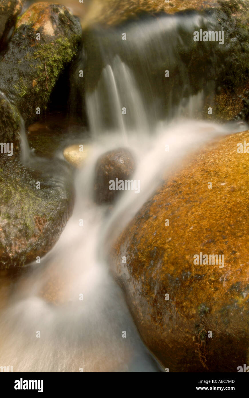 Rock and stream Stock Photo - Alamy