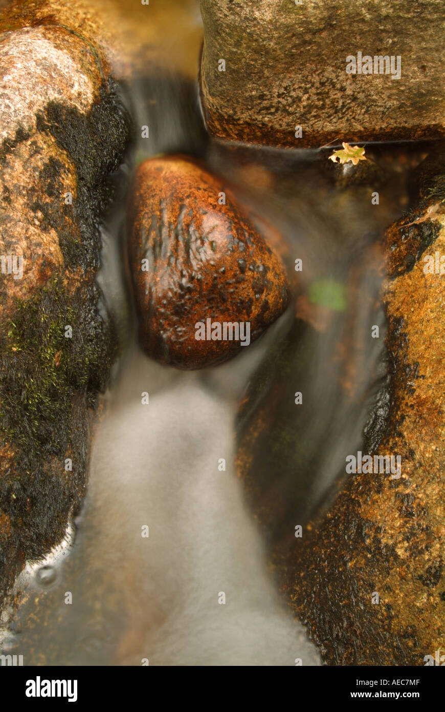 Rocks in stream Stock Photo - Alamy