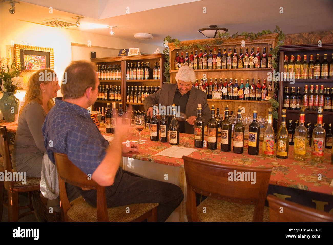 wine tasting at the Lions Peak Vineyard Tasting Room Solvang Santa Ynez ...