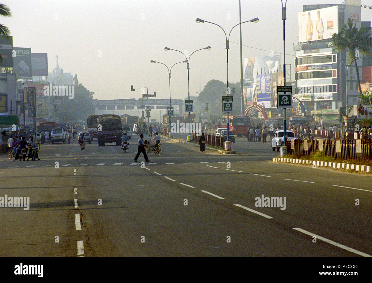 A view of Cochin city and highway, Kerala, India Stock Photo - Alamy