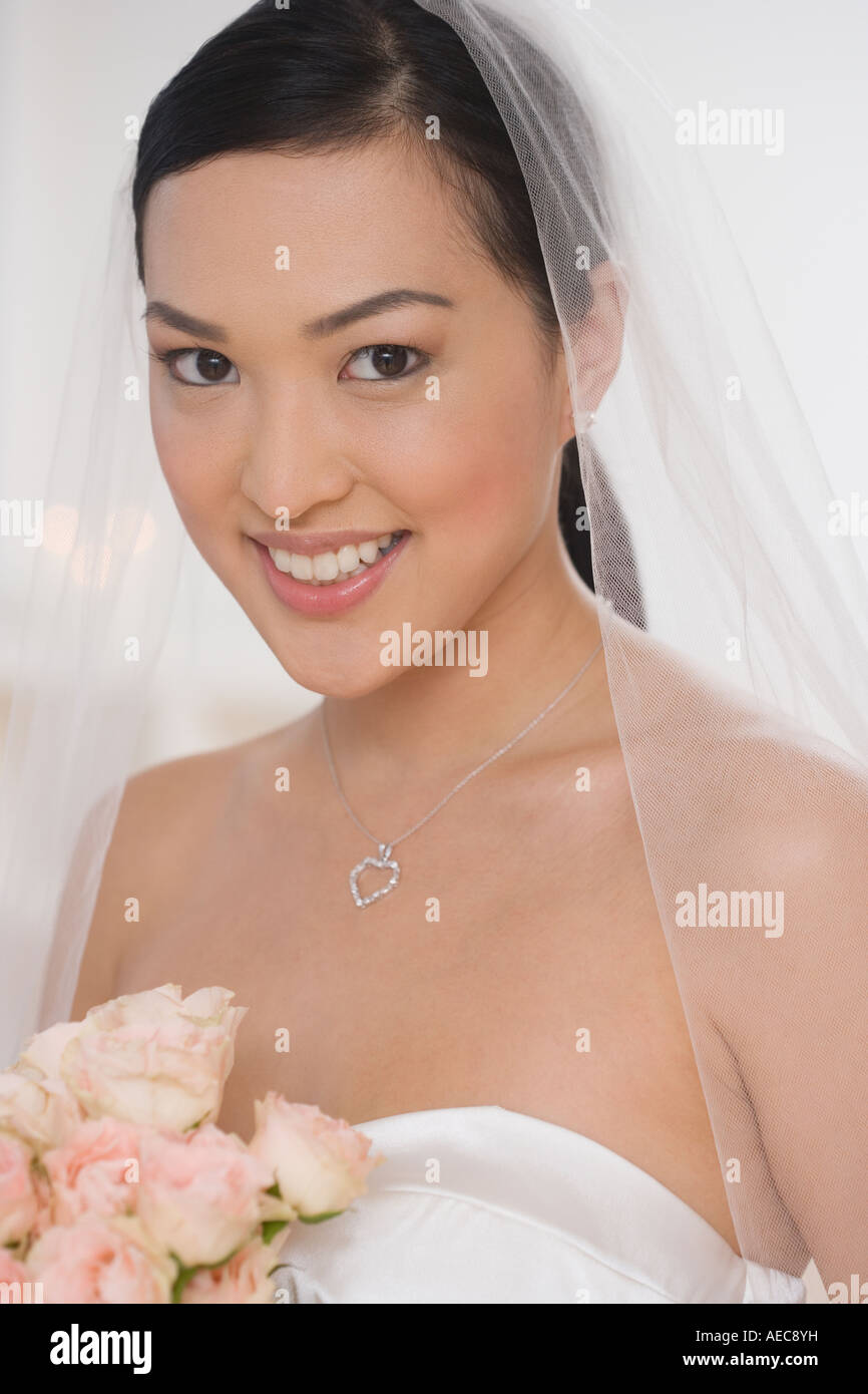 Face portrait chinese bride looking hi-res stock photography and images ...